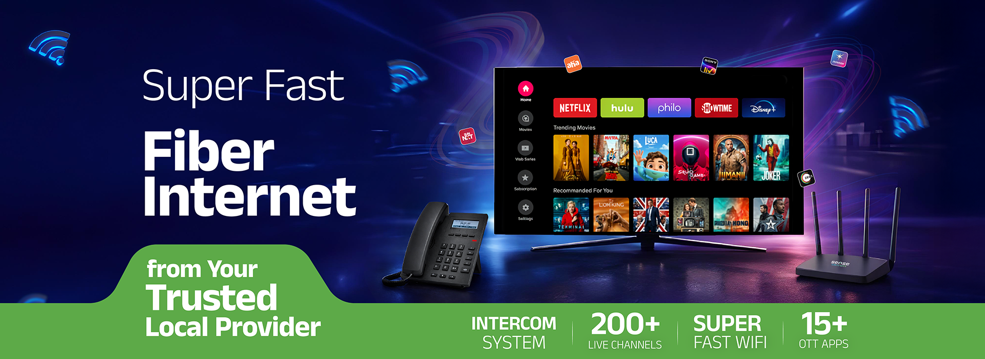 Get Fiber Internet – Sense Connect